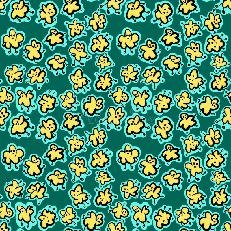 Popcorn Seamless Tile Background Stock Illustrations – 245 Popcorn ...