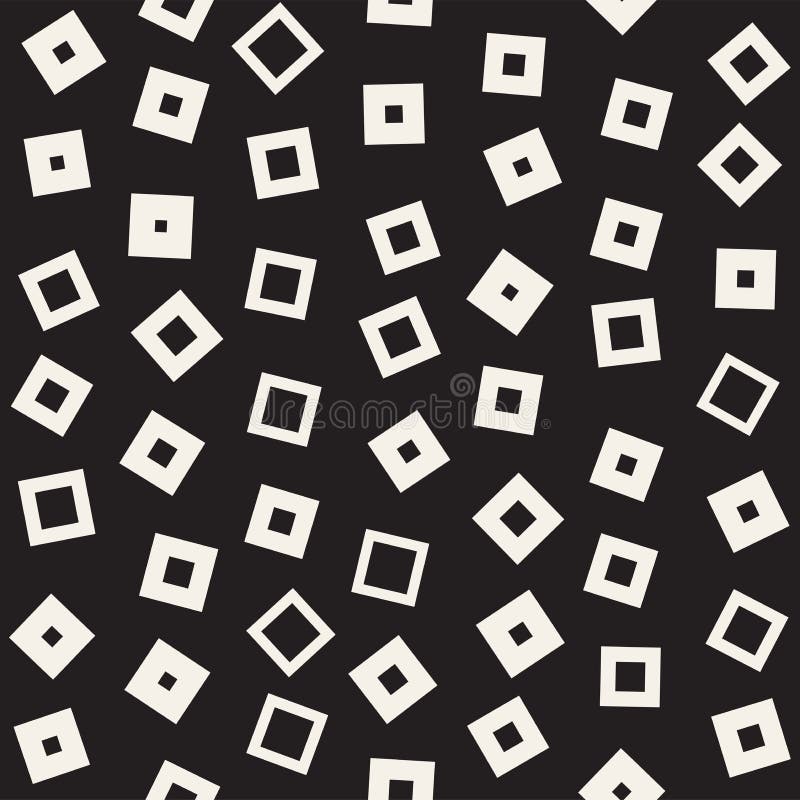 Seamless Primitive Jumble Minimalism Patterns. Randomly Scattered ...