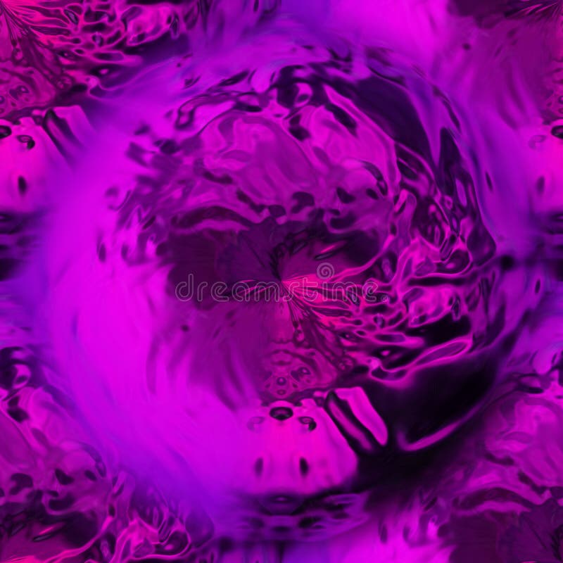 Seamless Purple Background with Liquid Textures. Beautiful Wavy ...