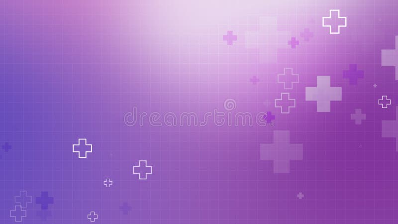 Seamless Purple Background Pattern White Plus Symbols of Different ...