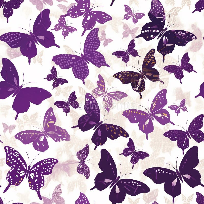 Colourful Purple Butterfly Stock Illustrations – 771 Colourful Purple ...