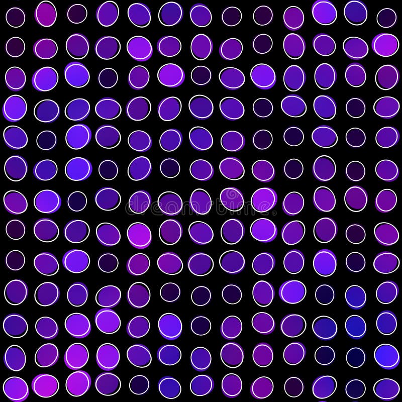 Seamless Purple Dotted Pattern Stock Illustration - Illustration of ...