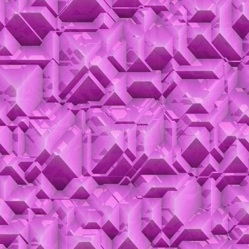 Seamless Purple Granite Stone Blocks Texture Stock Illustration ...