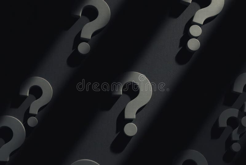 Seamless Question Mark Background. Repeating Pattern, Inquiry, Mystery ...
