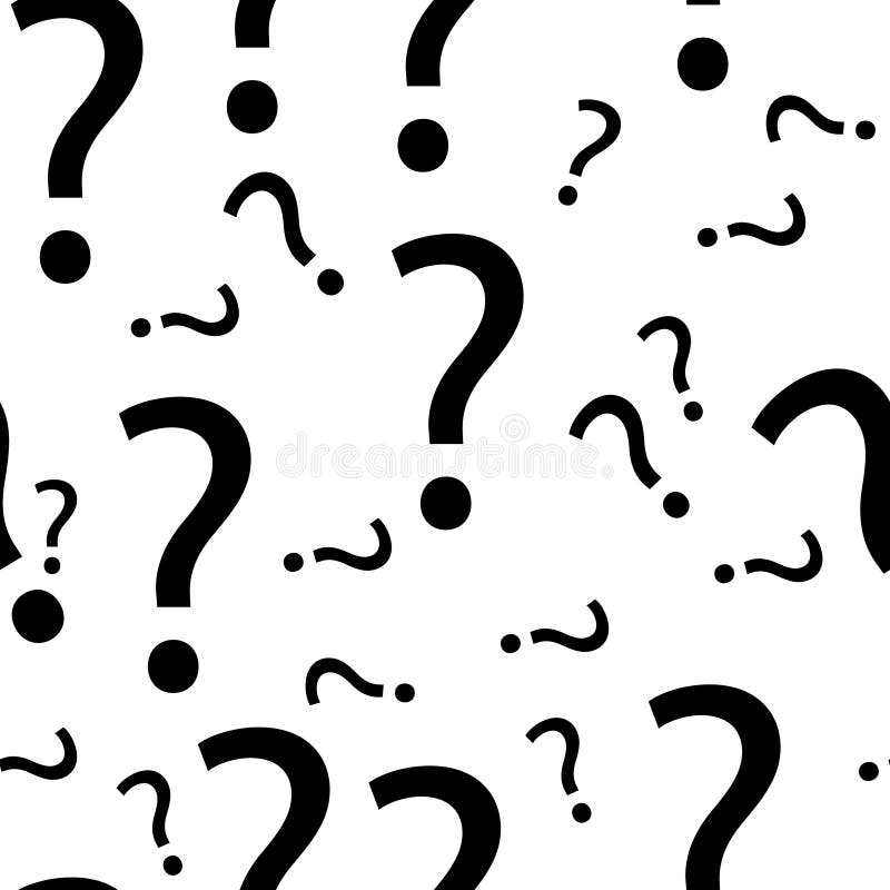 Question Mark Pattern Stock Illustrations – 11,400 Question Mark ...