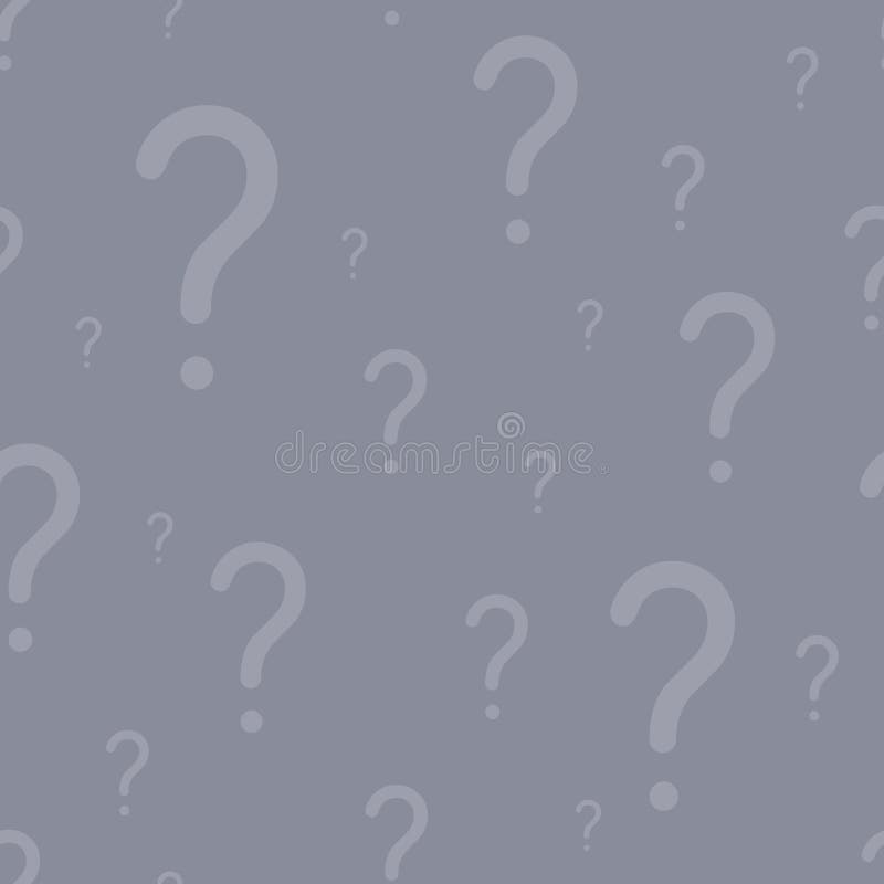 Seamless Question Marks Texture Stock Vector - Illustration of media ...