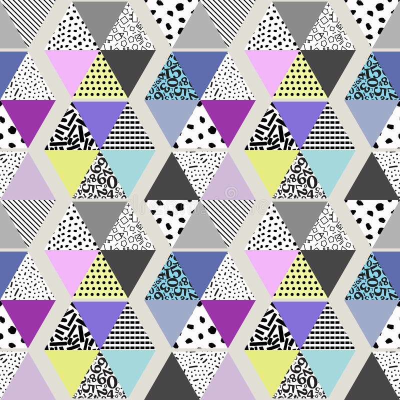 Seamless quilt pattern. stock illustration. Illustration of baptiste ...