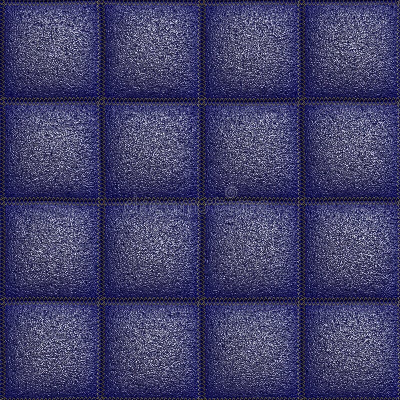 Seamless Quilting Leather Pattern Stock Illustration - Illustration of ...