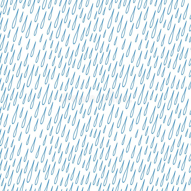 Seamless rain drop pattern stock vector. Illustration of seamless - 7789863