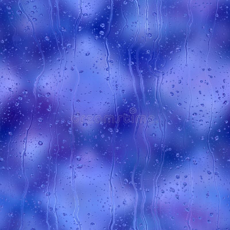 Seamless Rain Drop Water Repeat Pattern on Blur Stock Image - Image of ...