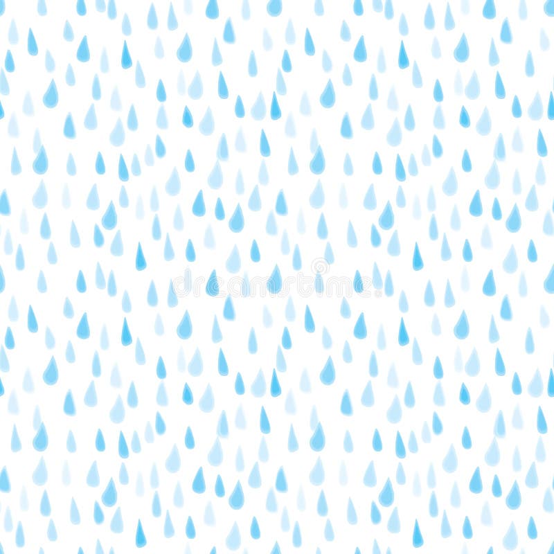 Seamless rain pattern stock vector. Illustration of rain - 110701996