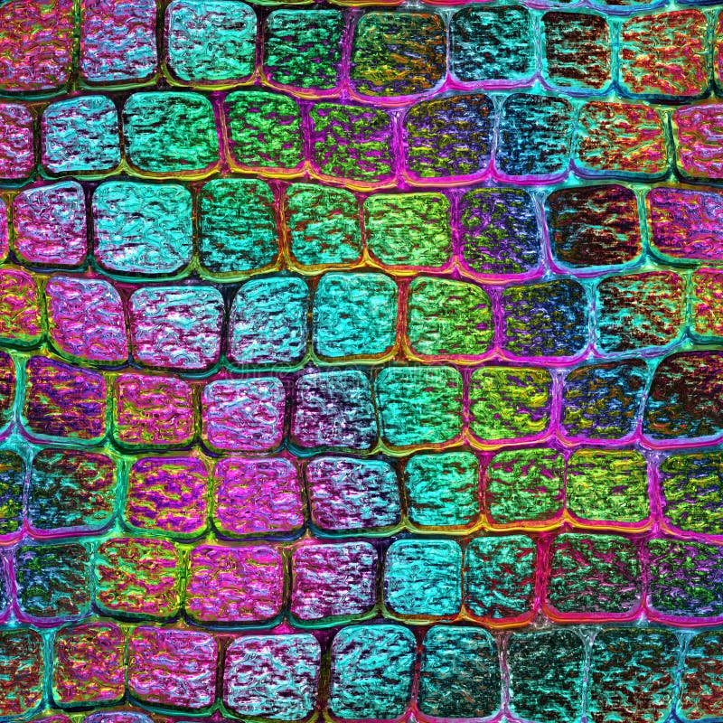 Seamless Rainbow Glass Pattern Stock Illustration - Illustration of ...