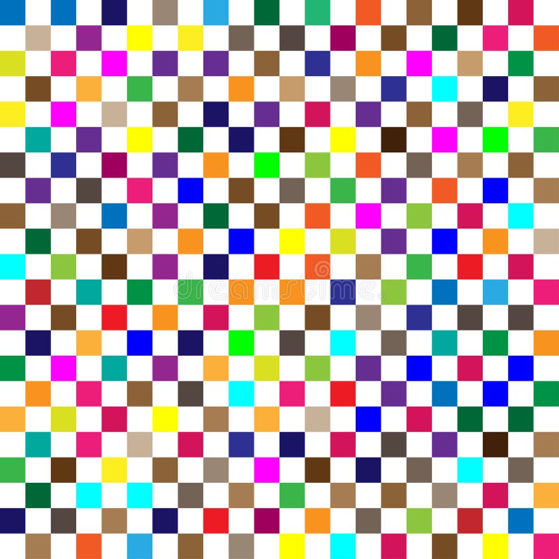 Seamless Random Squares, Mosaic Tiles Pixelated, Pixels Colorful ...