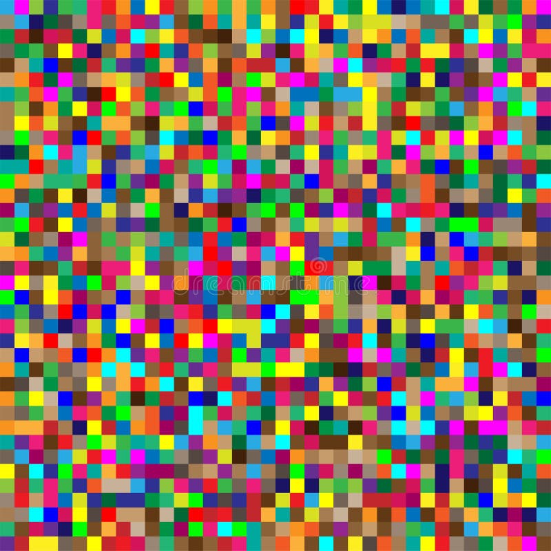 Seamless Random Squares, Mosaic Tiles Pixelated, Pixels Colorful ...