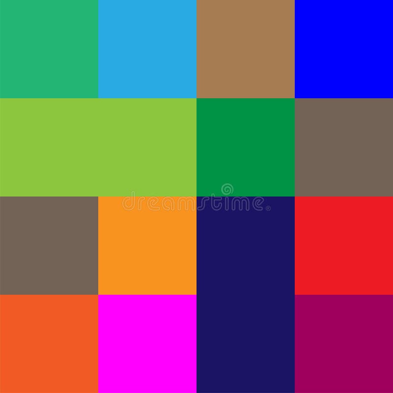 Seamless Random Squares, Mosaic Tiles Pixelated, Pixels Colorful ...