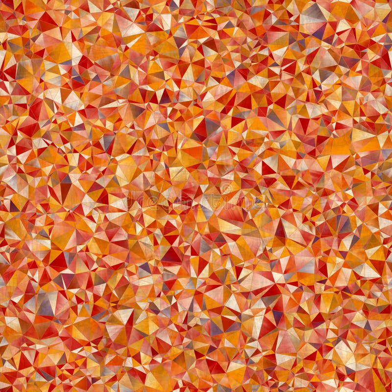 Seamless Random Triangle Pattern For Surface Pattern And Print Stock