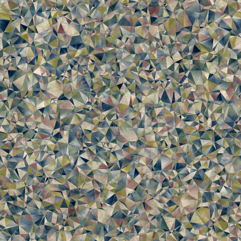 Seamless Random Triangle Pattern For Surface Pattern And Print Stock