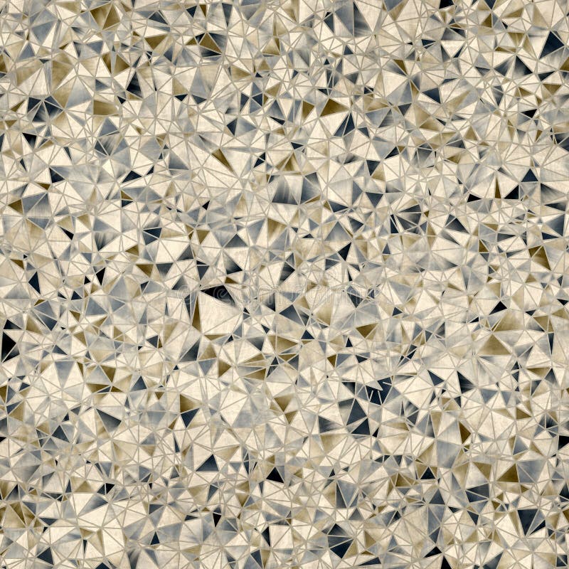Seamless Random Triangle Pattern For Surface Pattern And Print Stock