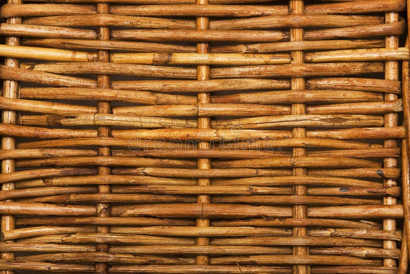 Background from Natural Rattan Stock Image - Image of rustic, fiber ...