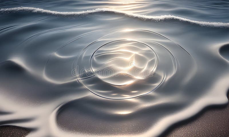 Realistic Water Ripples Stock Illustrations – 1,031 Realistic Water ...