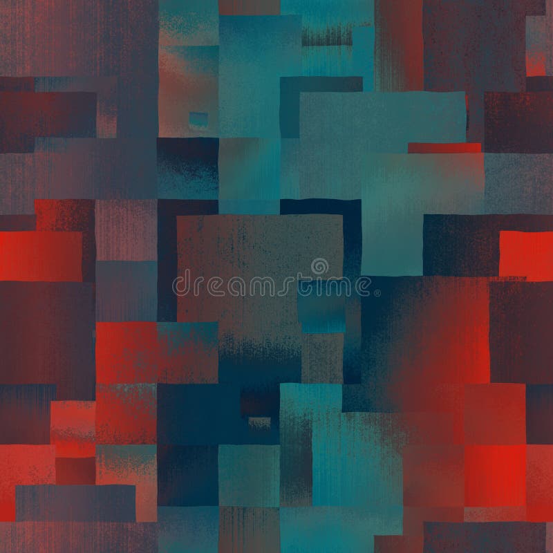 Seamless Rectangle Geo Tile Mosaic Pattern Swatch Stock Image - Image ...