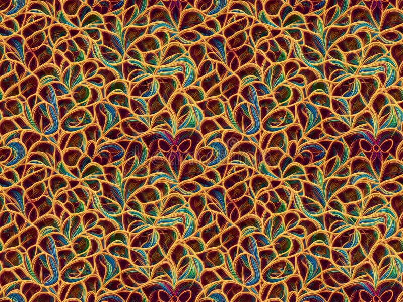 Seamless Rectangle Tile, 4 Combined for Visual Display, Thick Paint ...