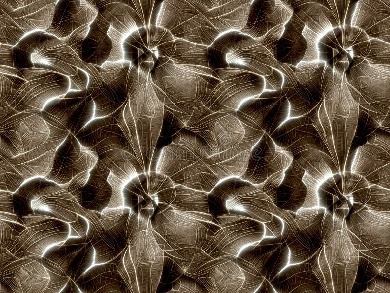 Seamless Rectangle Tile, 4 Combined for Visual Display, 3D Beige Brown ...