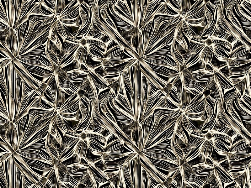 Seamless Rectangle Tile, 4 Combined for Visual Display, 3D Beige Brown ...