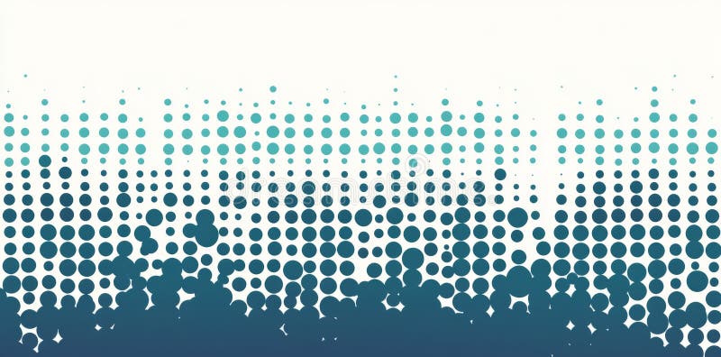 A Seamless Rectangular Pattern Featuring Dots, Dotted Elements, and ...