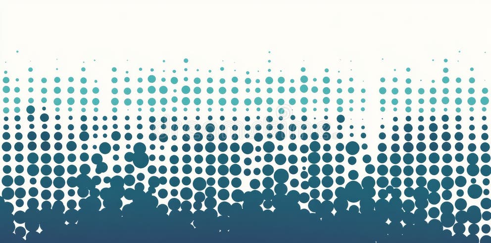 A Seamless Rectangular Pattern Featuring Dots, Dotted Elements, and ...