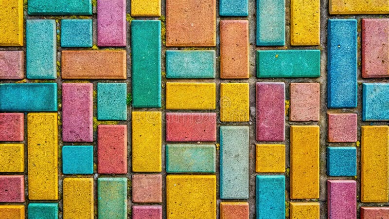 Seamless Rectangular Pavement Texture Background a Detailed and ...