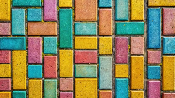 Seamless Rectangular Pavement Texture Background a Detailed and ...