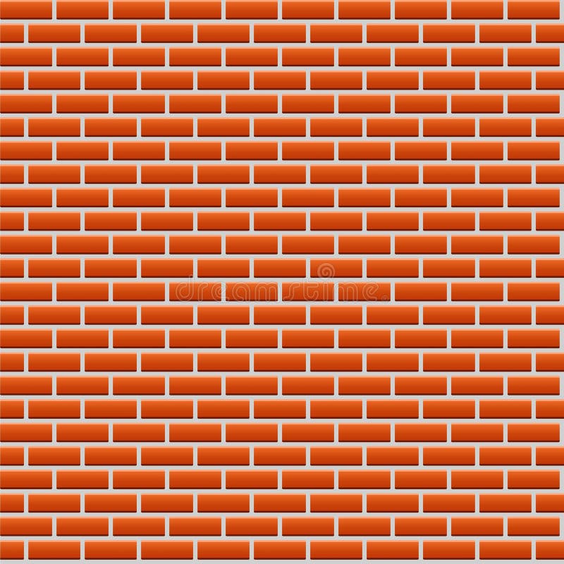 Seamless Red Brick Wall Tiled Pattern Stock Illustrations – 1,423 ...