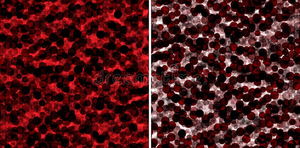 Seamless Red Bubble Pattern Stock Illustration - Illustration of ...