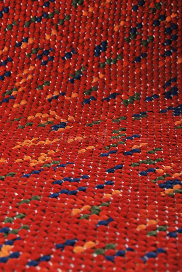 Seamless Red Carpet Rug Texture Background from Above Stock Photo ...