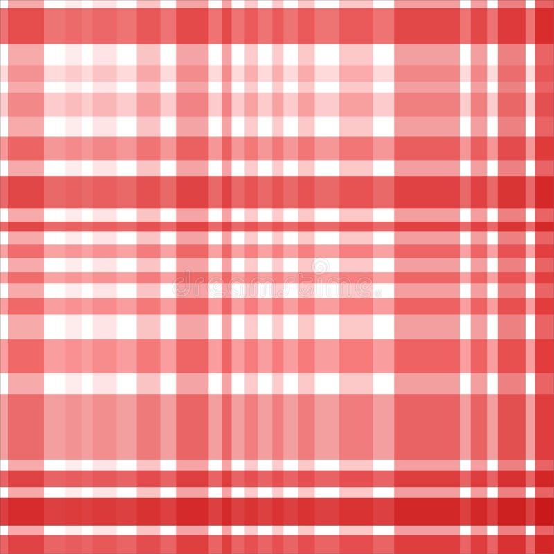 Seamless Red Checkered Pattern. Vector Illustration for Your Design ...