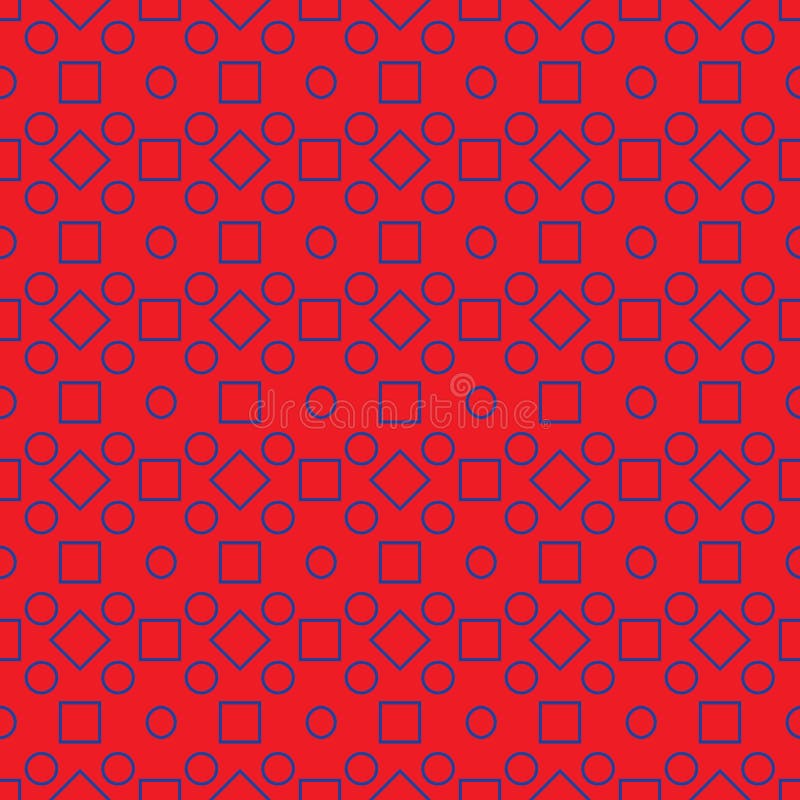 Red geometric pattern stock vector. Illustration of paper - 131180621