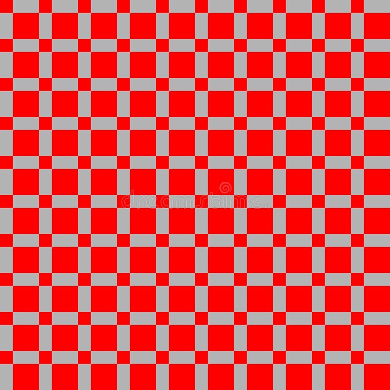 Seamless Red and Grey Vector Graphic of Large Red Squares and Smaller ...