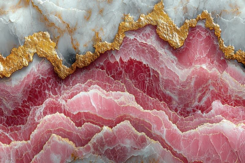 A Seamless Red Marble Texture with Glitter, Viewed from Above ...