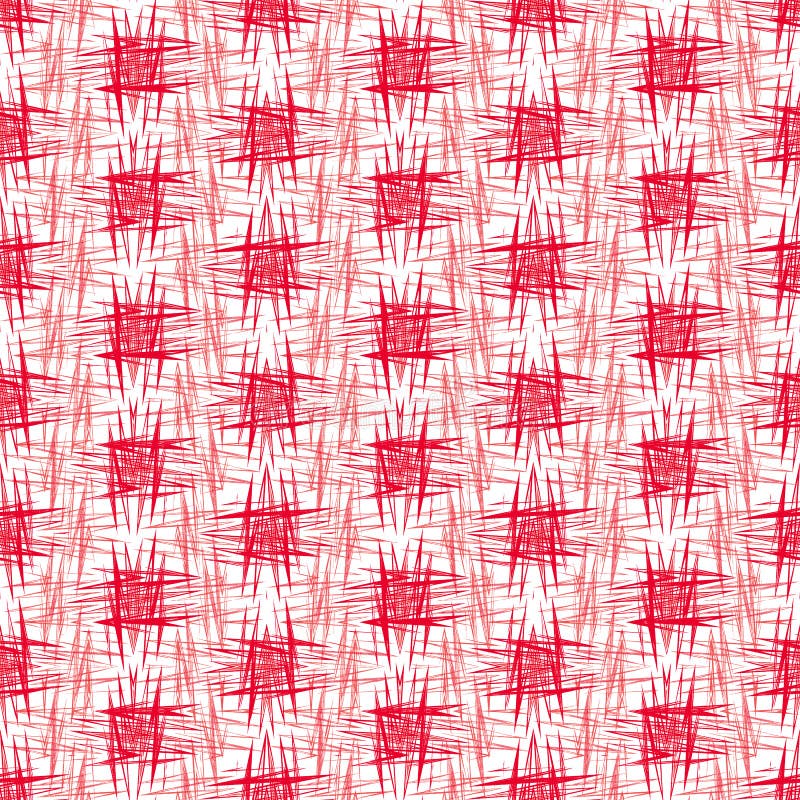 Seamless red pattern stock illustration. Illustration of geometric ...