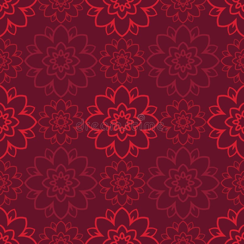Seamless Red Pattern. Geometric Abstract Forms of Colors. Texture ...