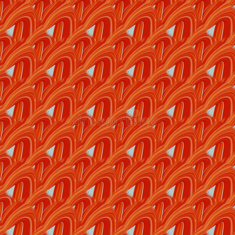 Seamless Red Patterns and Curves Abstract Background. Wavy Repeat ...