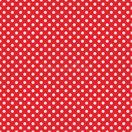 Seamless Red Polka Dot Background Stock Vector - Illustration of decor ...