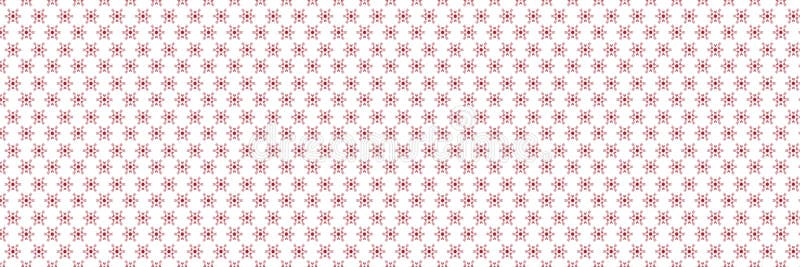 Seamless Red Snow Shape Design on White Stock Illustration ...