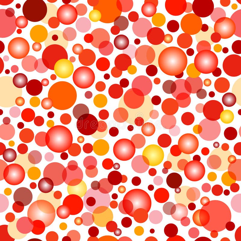 Seamless Red-yellow Pattern Stock Vector - Illustration of chaotic ...