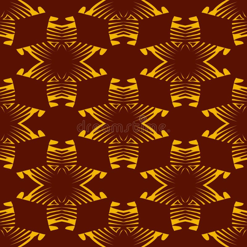 Seamless Red-yellow Pattern for Materials, Wallpapers, for Use in ...