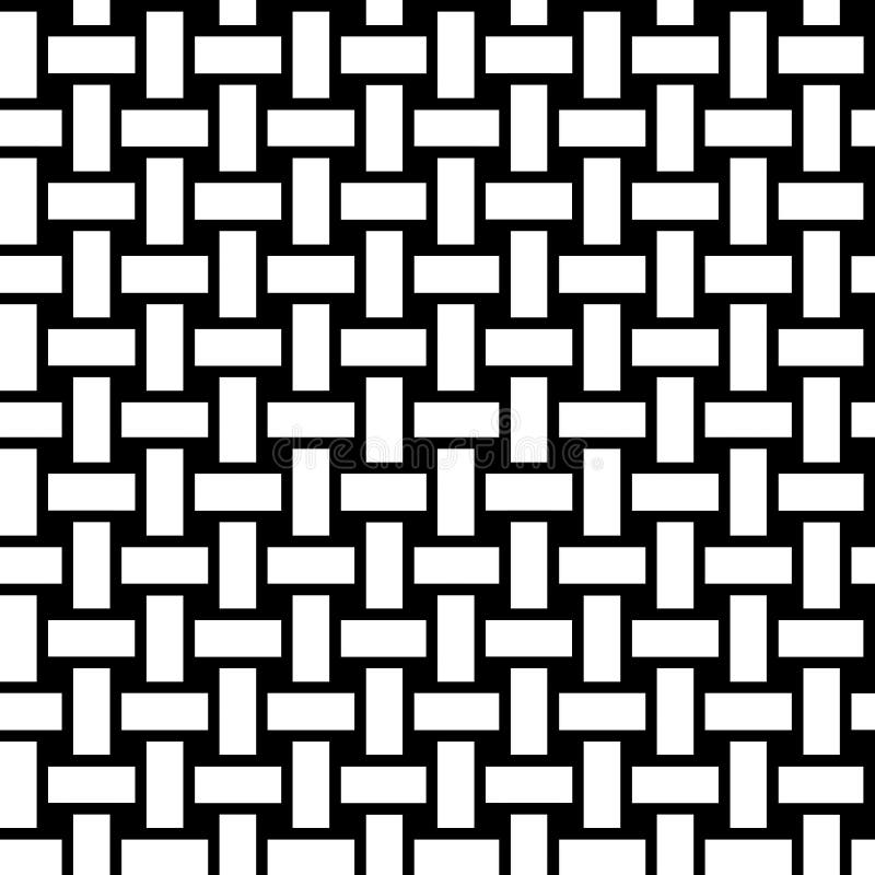 Seamless Regular Rectangles Pattern Black and White Coloring Page Stock ...