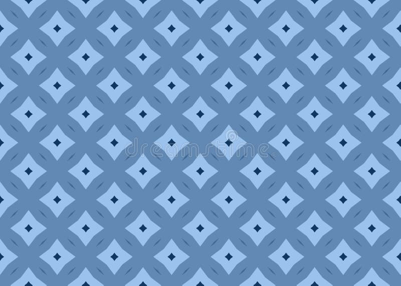 Monotone Blue Squares Seamless Repeat Pattern Illustration Stock ...