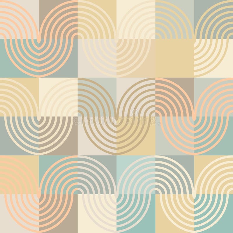 Seamless Repeat Pattern of Color Circles. Vector Stock Vector ...