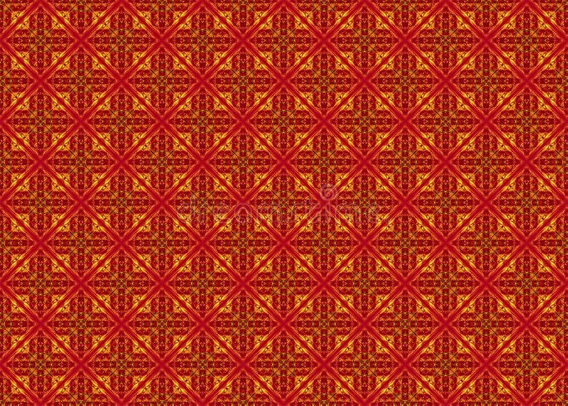 Orange and Red Seamless Repeat Pattern Illustration Stock Illustration ...